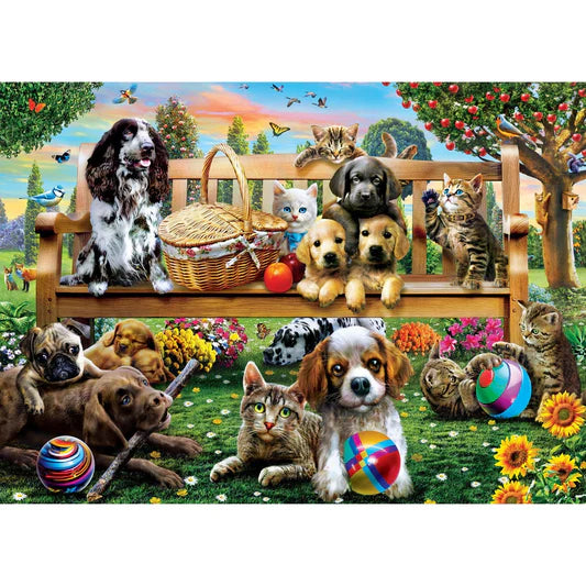 Master Pieces: Masterpiece Gallery- Meetup at the Park: 1000 Piece Puz – Puzzled Gamer