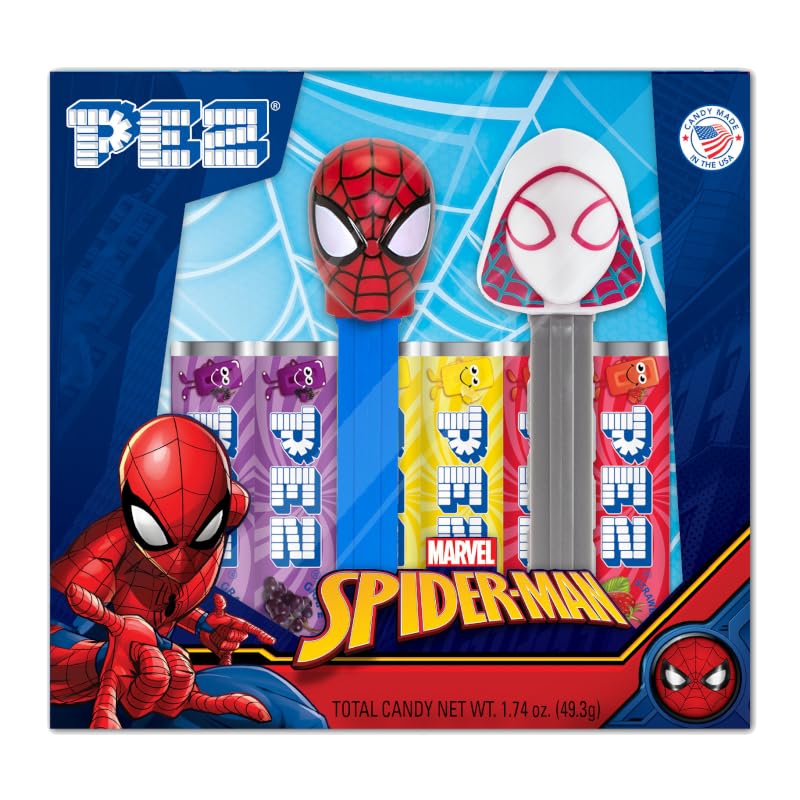PEZ Candy: Marvel Spiderman Gift Set – Puzzled Gamer