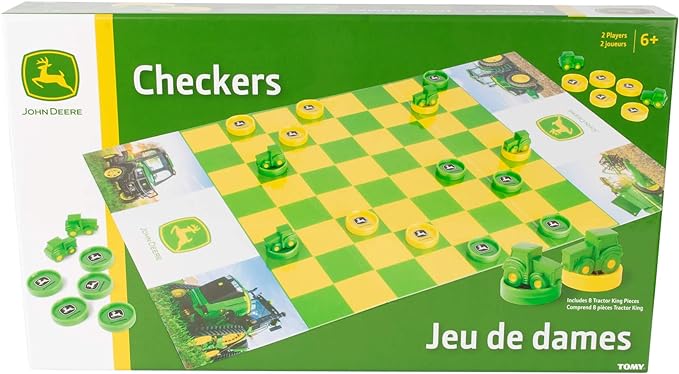 Tomy: John Deere: Checkers Game – Puzzled Gamer