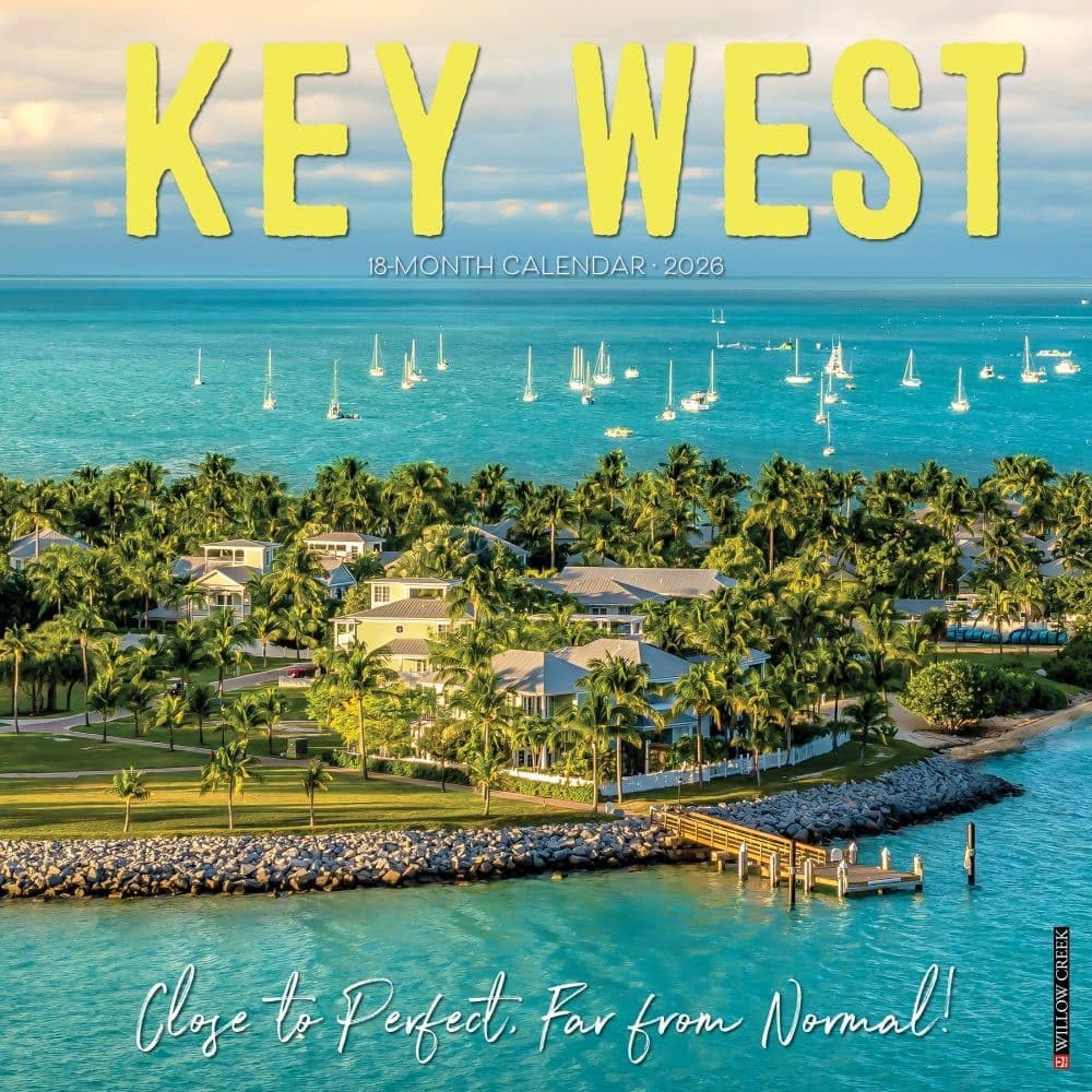 Willow Creek: Key West: 2026 Wall Calendar, 12'' X 12'', 18-Month Cale ...