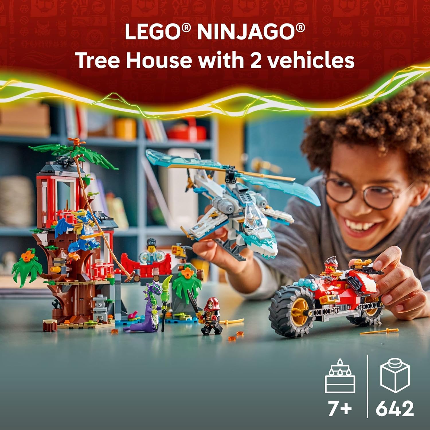 LEGO: NINJAGO: Ninja Vehicle Tree House Battle: 71857 – Puzzled Gamer