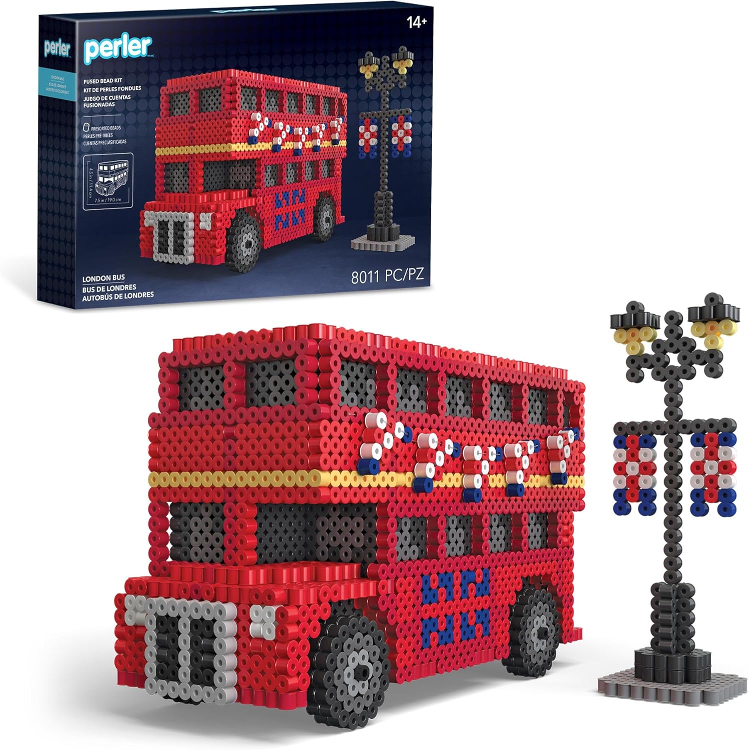 Perler: London Bus: 3D Fused Bead Craft Activity Kit – Puzzled Gamer