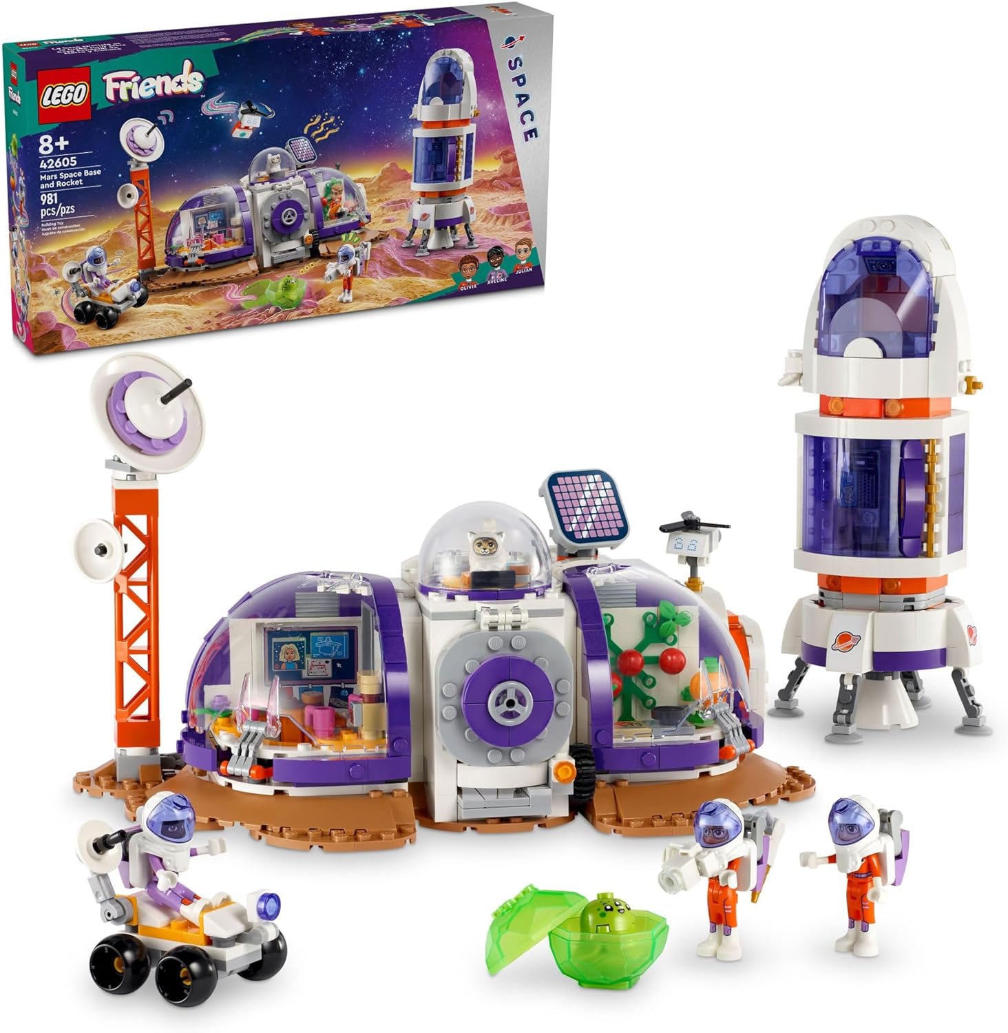 LEGO: Friends: Mars Space Base and Rocket: 42605 – Puzzled Gamer