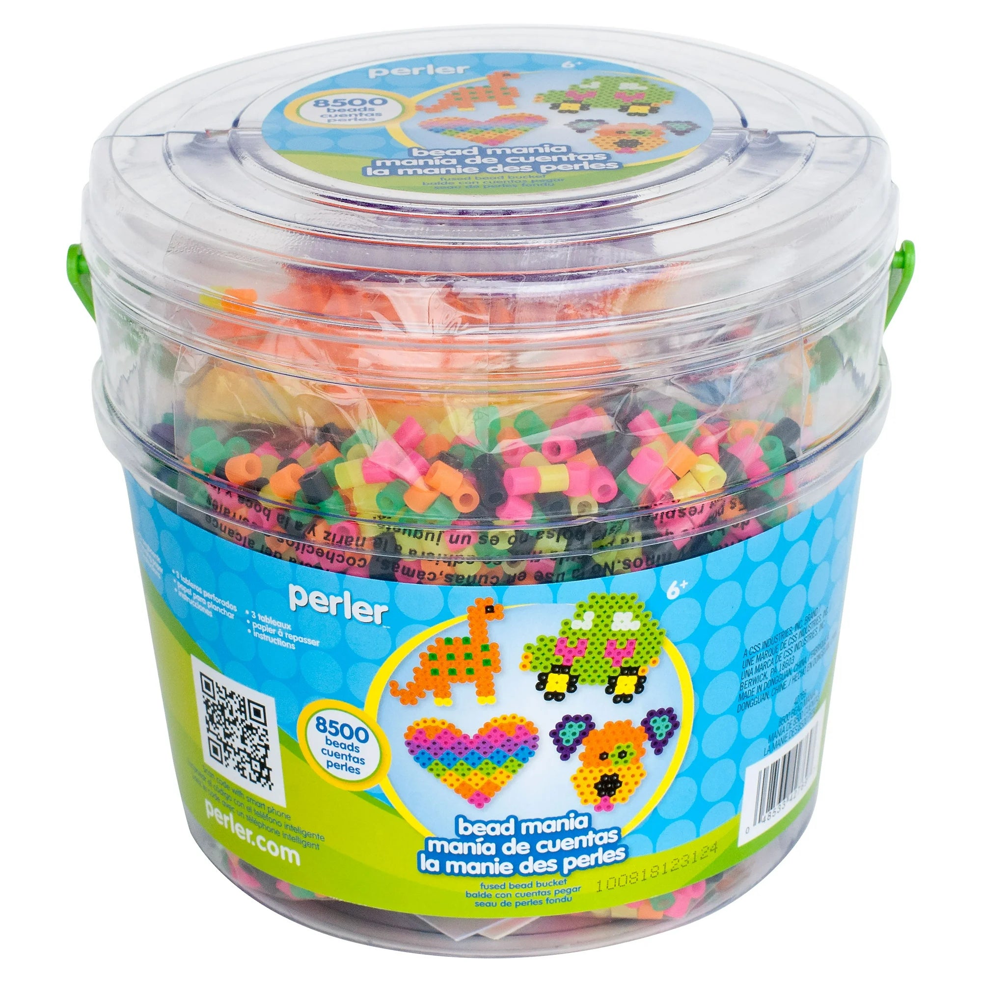 Perler: Bead Mania Fused Bead Activity Bucket Craft Kit – Puzzled Gamer