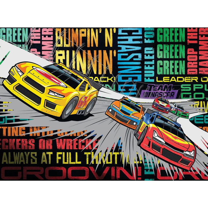 Master Pieces: NASCAR Highspeed Hijinx: 100 Piece Puzzle – Puzzled Gamer