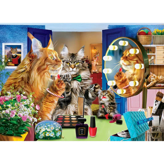 Master Pieces: Wild & Whimsical- The Powder Room: 1000 Piece Puzzle ...