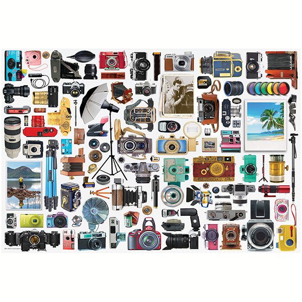 EUROGRAPHICS: Classic Camera: 550 Piece Puzzle – Puzzled Gamer