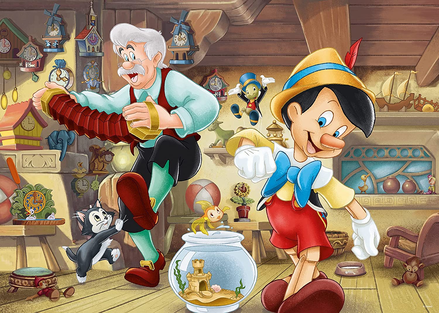 Ravensburger: Disney Collector's Edition: Pinocchio: 1000 Piece Puzzle ...